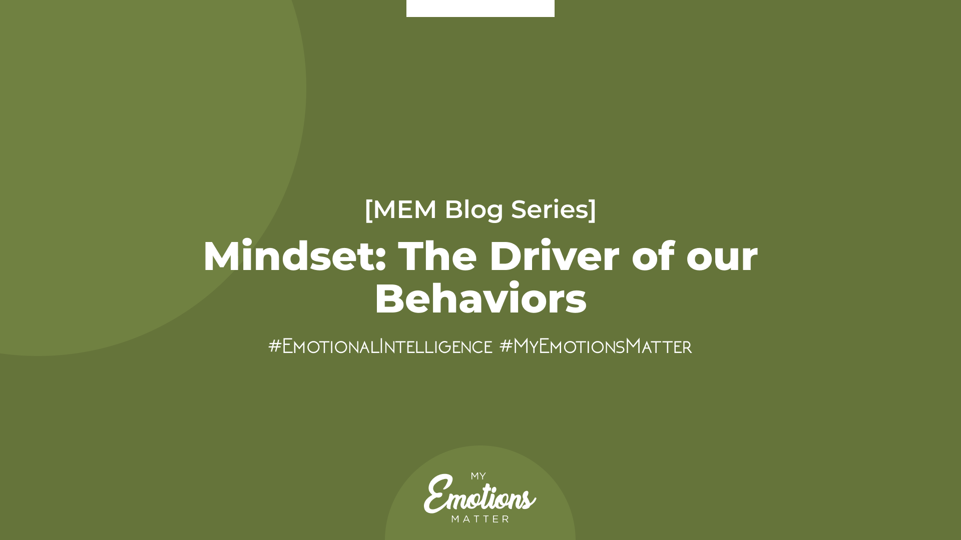 Mindset: The Driver of our Behaviors
