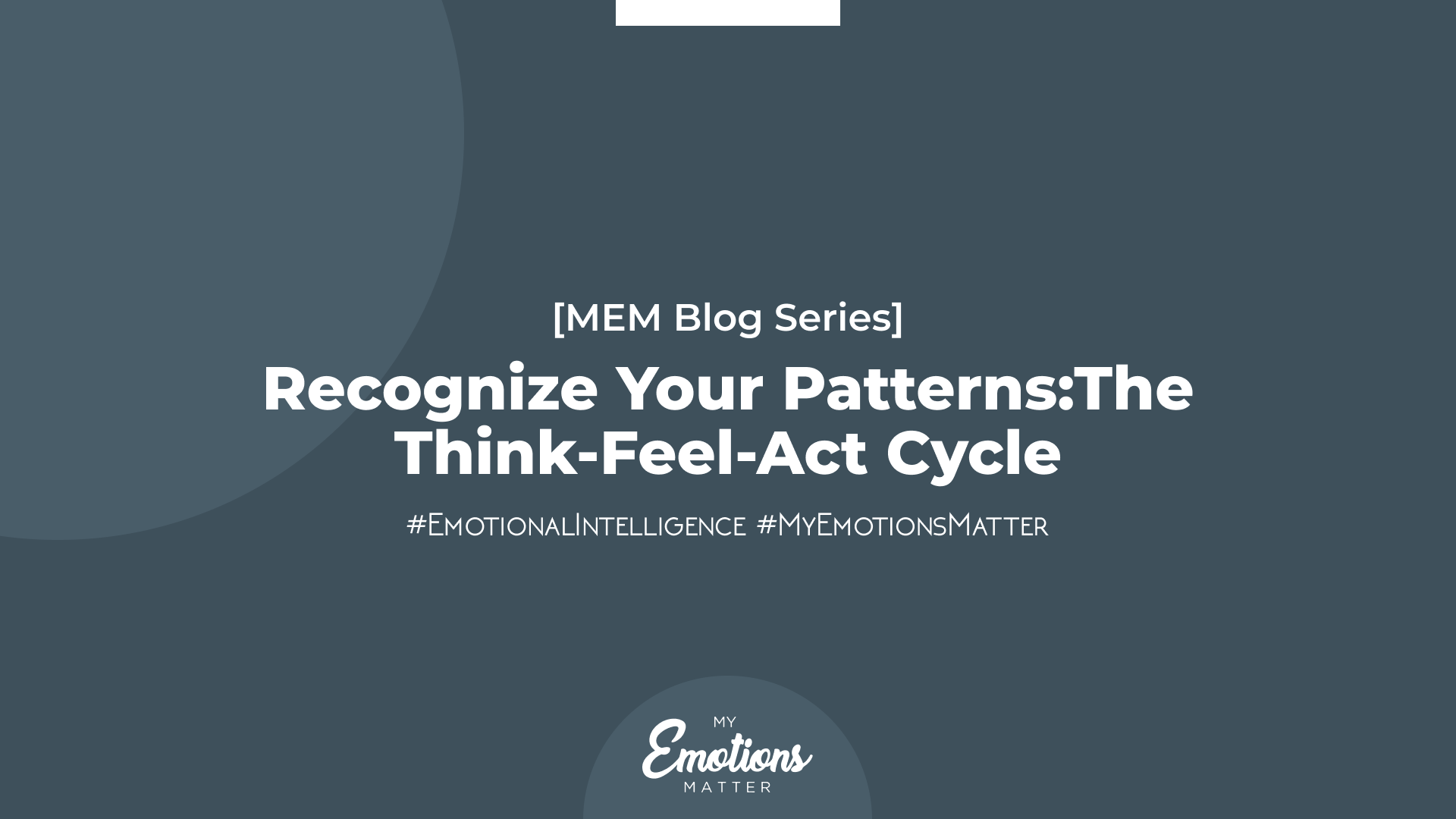 Recognizing Our Behavioral Patterns